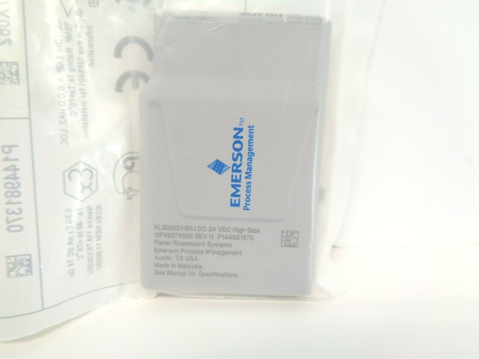 Emerson DeltaV Kl3002x1-BA1 Discrete Output 24 VDC High-Side Charms for ...