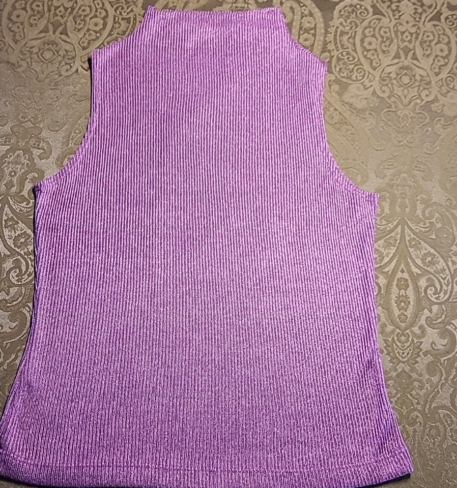 FASHION BUG LIGHT PURPLE SLEEVELESS TOP ♡ POLYESTER SIZE MEDIUM | eBay