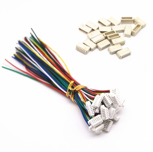 5 sets Micro JST SH 1.0mm 6-Pin Female Connector with Wire and Male ...
