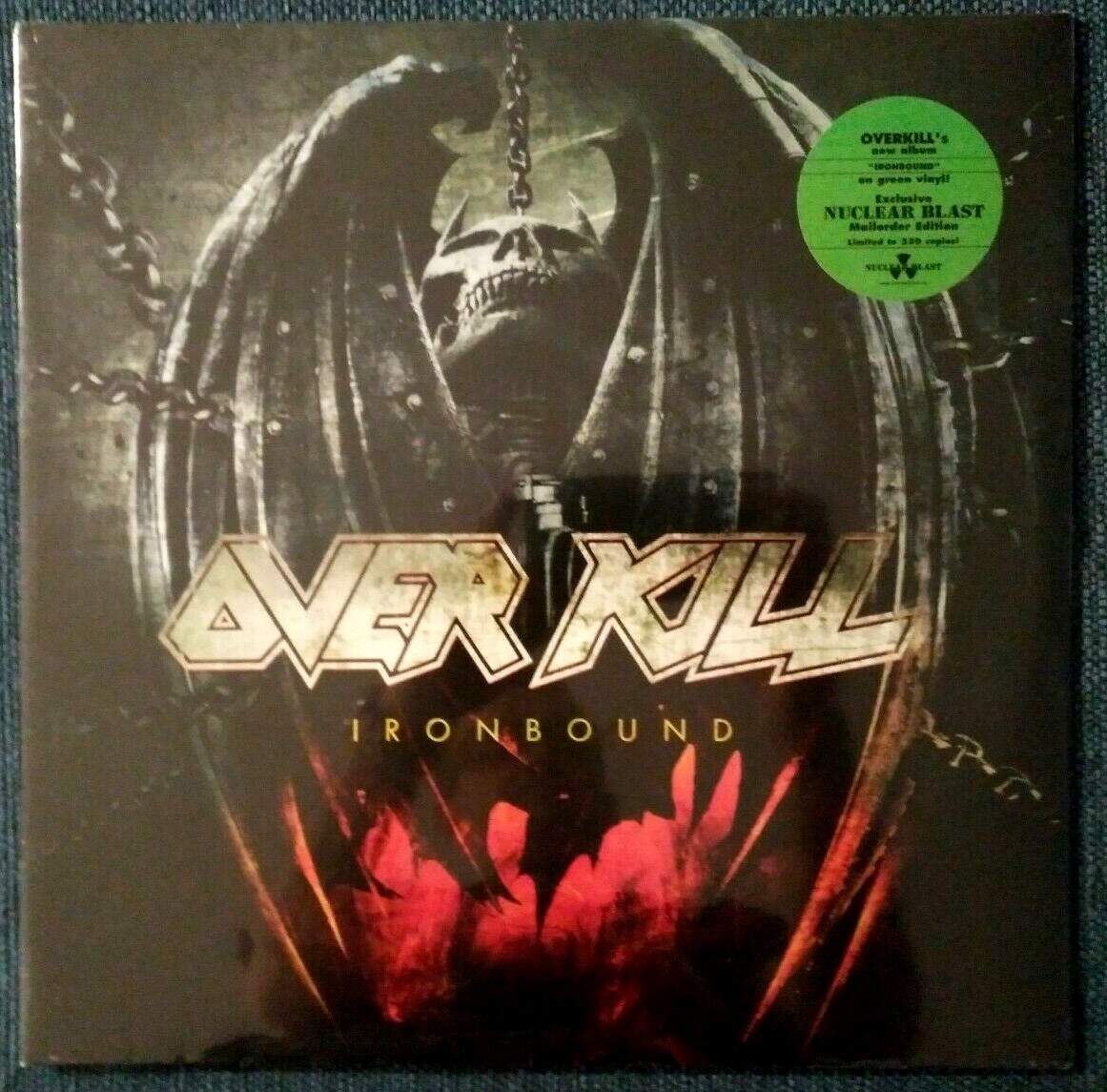 OVERKILL ‎– Ironbound – NUMBERED GREEN 2LP (LTD 250) – 1st press – NEW ...