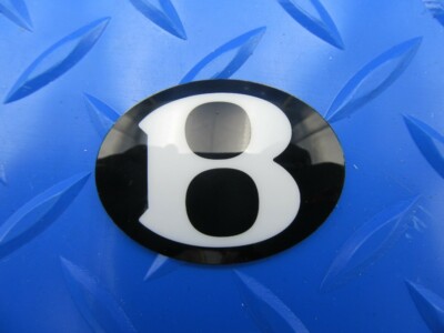 Bentley Flying Spur GT GTC Grill black B badge emblem #6002 | eBay