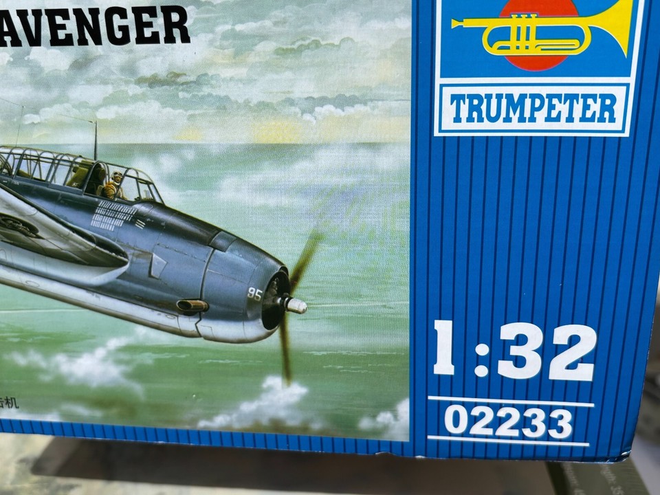 TRUMPETER # 02233 1/32nd SCALE TBF-1c AVENGER MODEL KIT | eBay