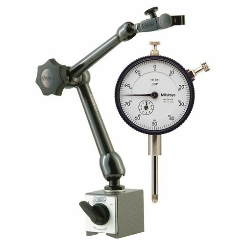Noga MG61003 Magnetic Base & Mitutoyo 1" Dial Indicator Set for sale ...