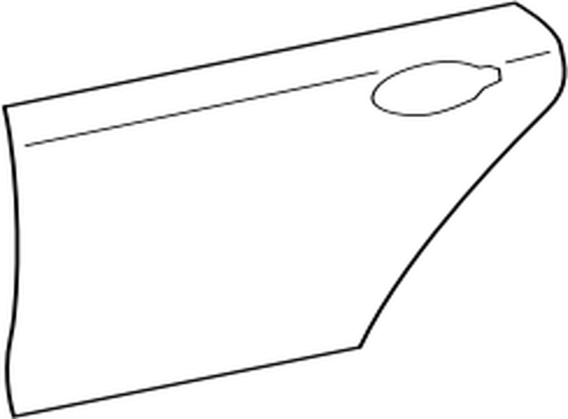 67114-30440 Toyota Panel, rear door, outer lh 6711430440, New Genuine ...