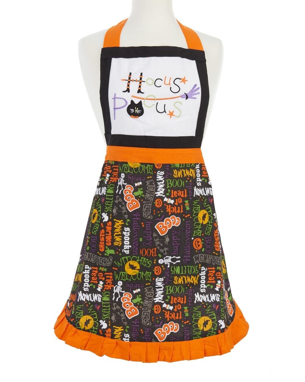 Jabara Women s Halloween Hocus Pocus Kitchen Apron 30" x 30" Cotton NEW ...