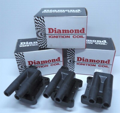(3 PACK) DIAMOND IGNITION COILS suits MITSUBISHI CHALLENGER PAJERO ...