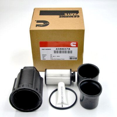 UF106 Filter Diesel Exhaust Fluid Filter Kit A0001421089 P/N 4388378 | eBay