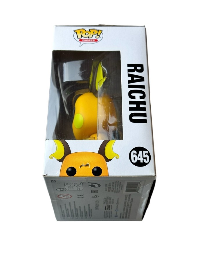 Funko Pop! Vinyl: Raichu #645 Pokemon Games Ships in Pop Protector | eBay