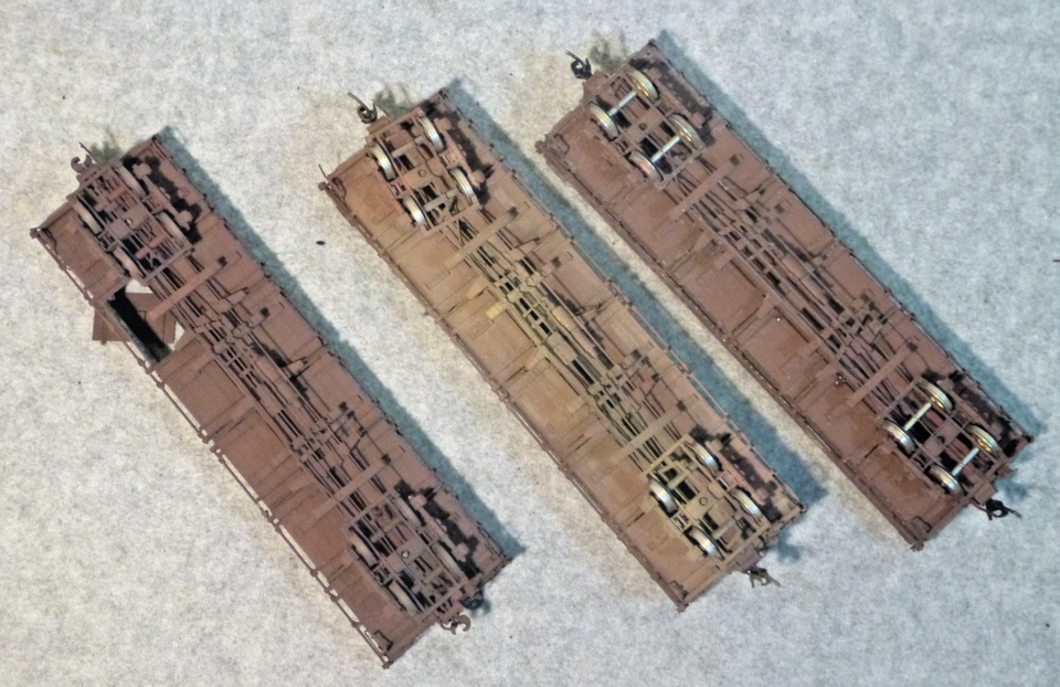 Three (3) On3 Scale D&RGW Drop Bottom Gondola, Painted and Weathered | eBay