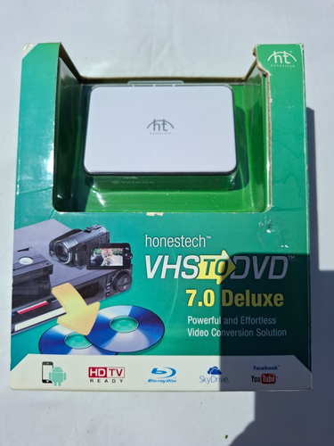 Honestech VHS to DVD 7.0 Deluxe~Boxed / Complete~Good Pre-loved ...