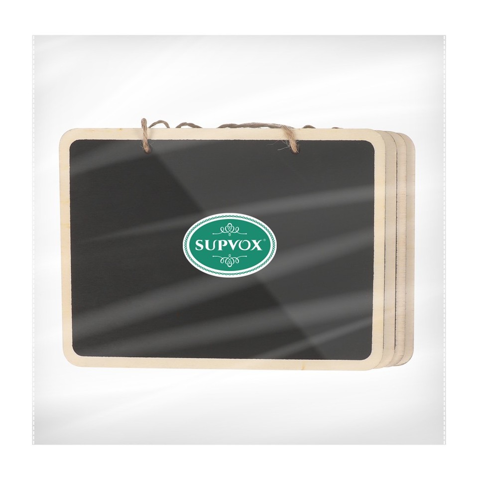 4 Pcs Hanging Small Double Sided Wooden Signs For Party Table Tags ...