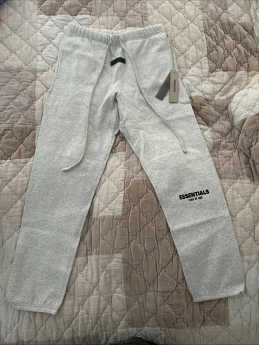 Essentials FOG Men’s Sweatpants Light Oatmeal Size Medium | eBay