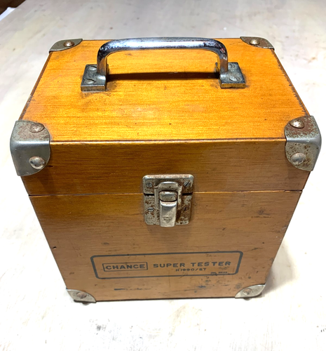 CHANCE SUPER TESTER Model H 1990/ST in Original Wooden Case | eBay