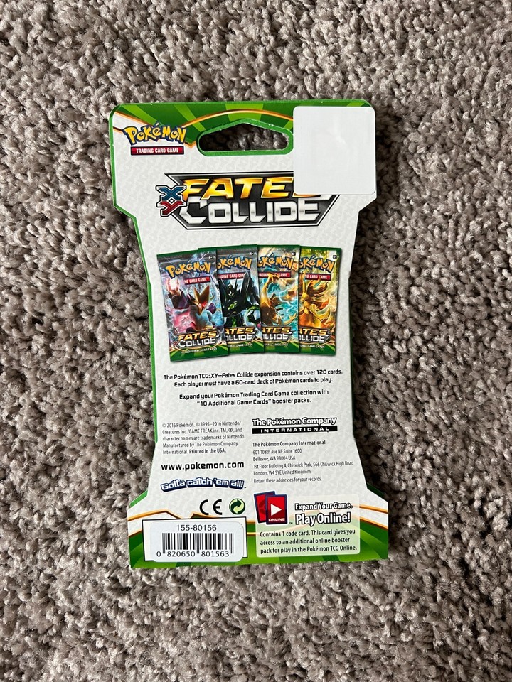 14 Pokémon TCG XY Fates Collide Sleeved Booster Packs 820650801136 | eBay