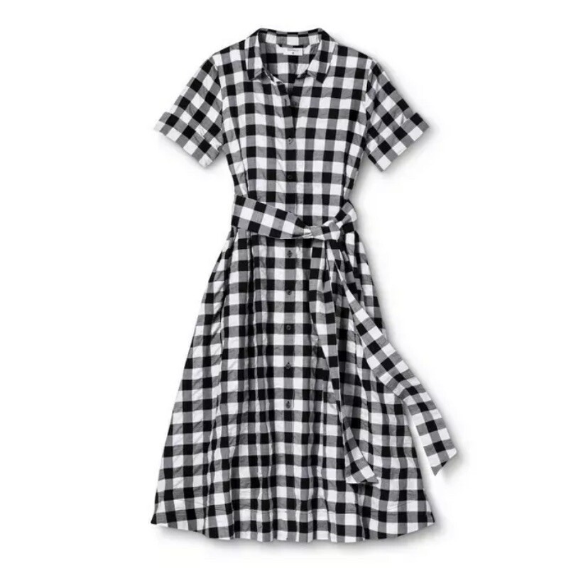 Target Black And White Shirt Dress