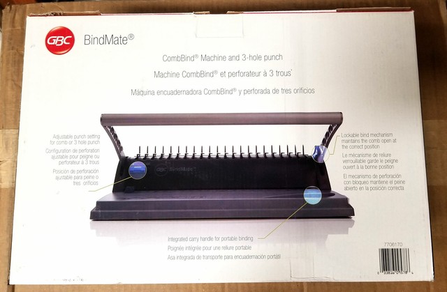 Swingline GBC Swi7706170 BindMate Binding System Binds 160 Black for ...