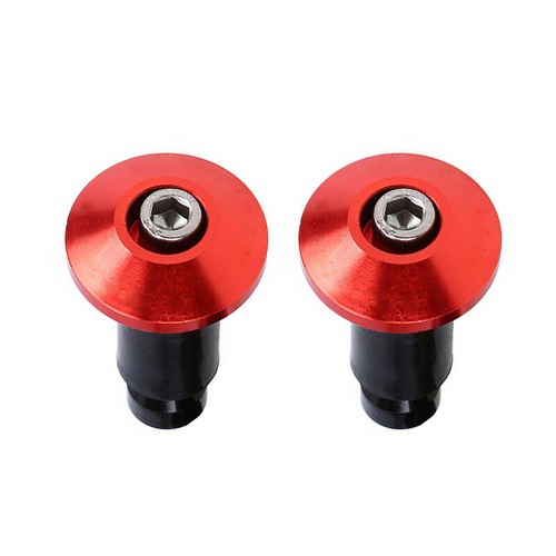 Aluminum Bicycle Handlebar Grips Bar top Cap End Bike Cycling Expander ...