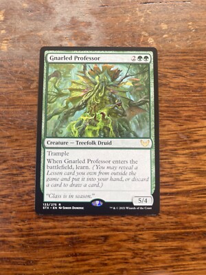 MTG Trading Card-GNARLED PROFESSOR Strixhaven | eBay