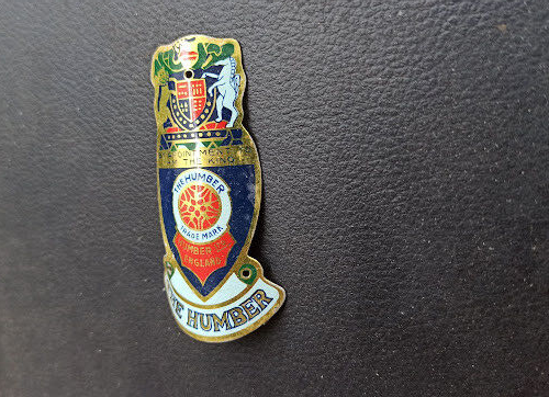 VINTAGE the humber cycle Bicycle Head Tube Badge Emblem Badge bike NOS ...