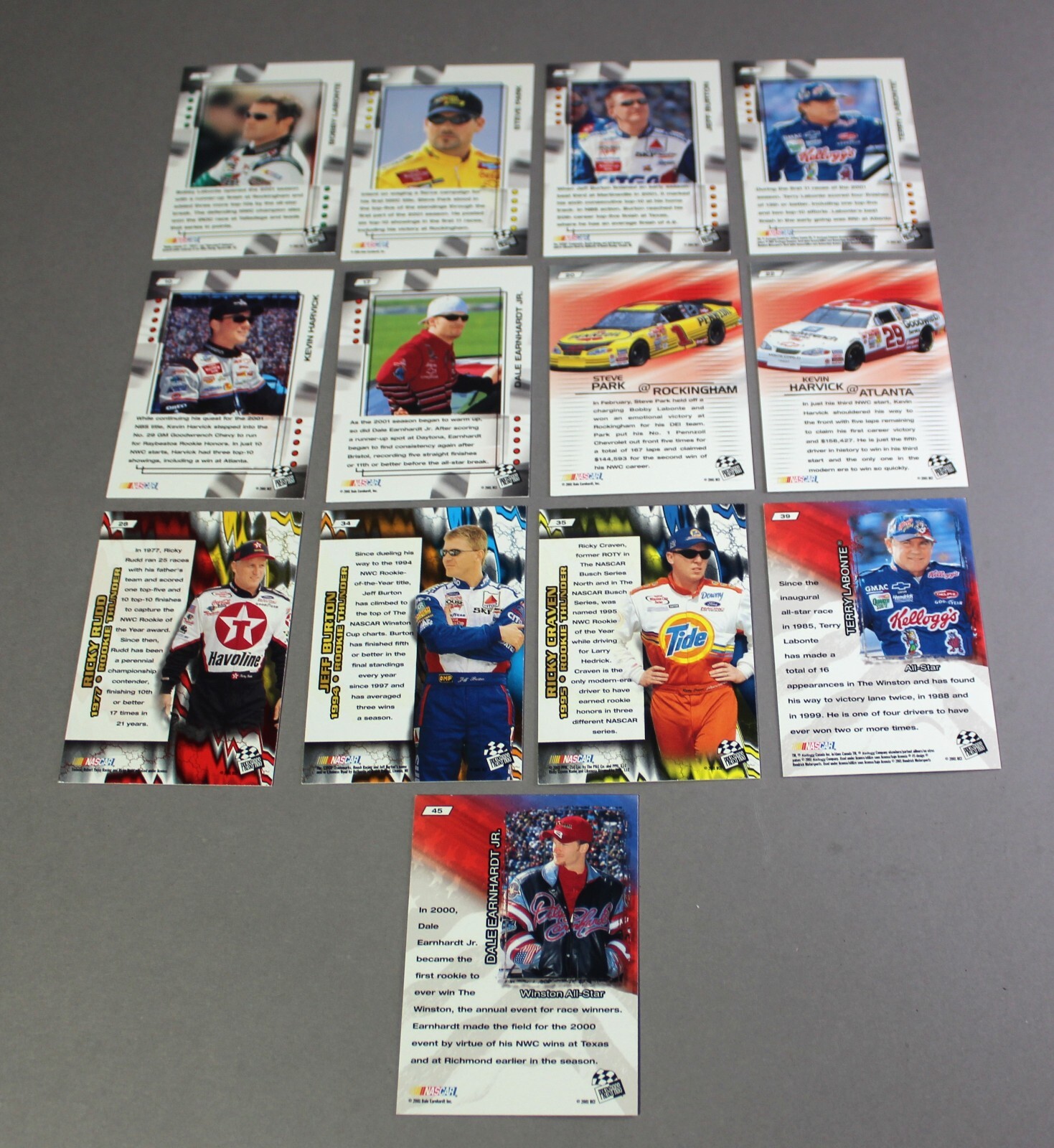 2001 Press Pass VIP NASCAR Auto Racing Trading Cards - Your Choice | eBay