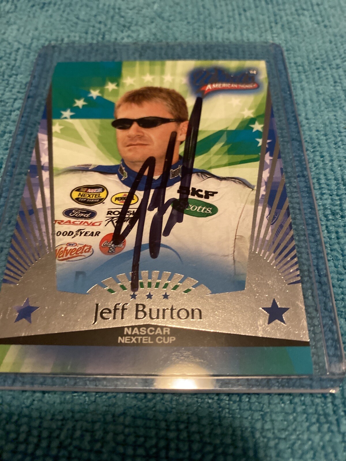 jeff burton autograph Card Nascar | eBay