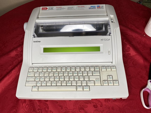 Brother Wp-700d Word Processor Electric Typewriter LCD Screen Looks for ...