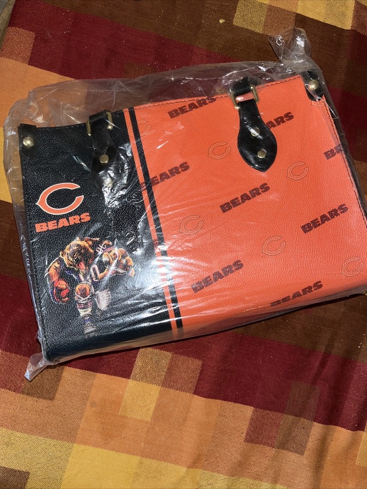 New Vintage Chicago Bears NFL Tote Bag With Logo Purse | eBay