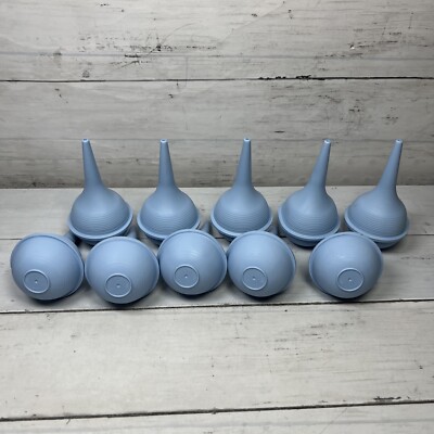 Lot Of 10 New Blue Baby Nasal Aspirator Bulb Ear Cleaner Suction ...