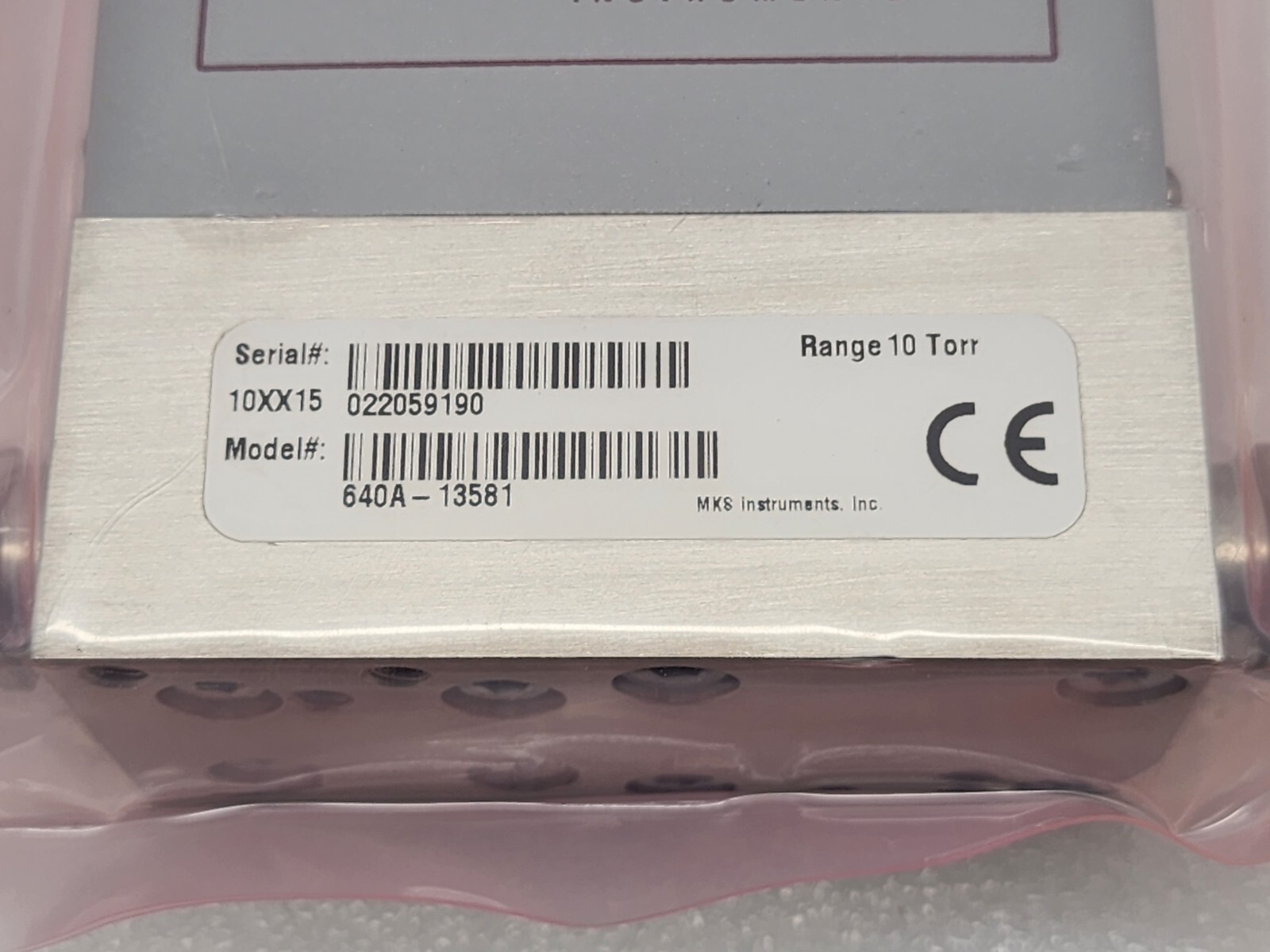 MKS Type 640 Pressure Controller Range 10 Torr 640A13581 for sale ...