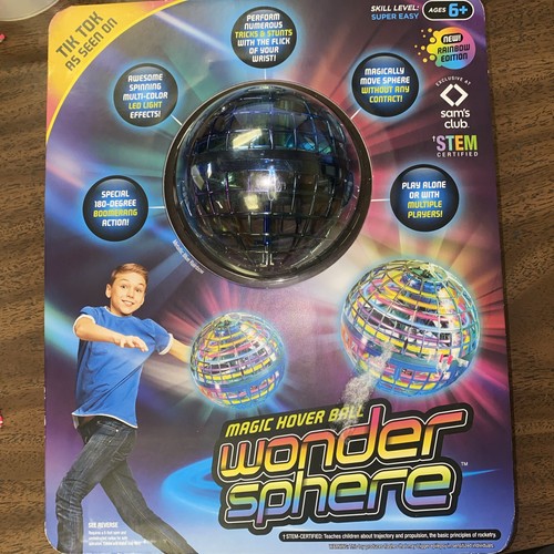 Wonder Sphere Magic Hover Ball Rainbow Edition with LED Lights | eBay