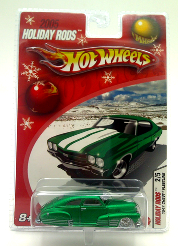 Hot wheels 2005 HOLIDAY RODS 1947 CHEVY FLEETLINE #2/5 - GREEN | eBay