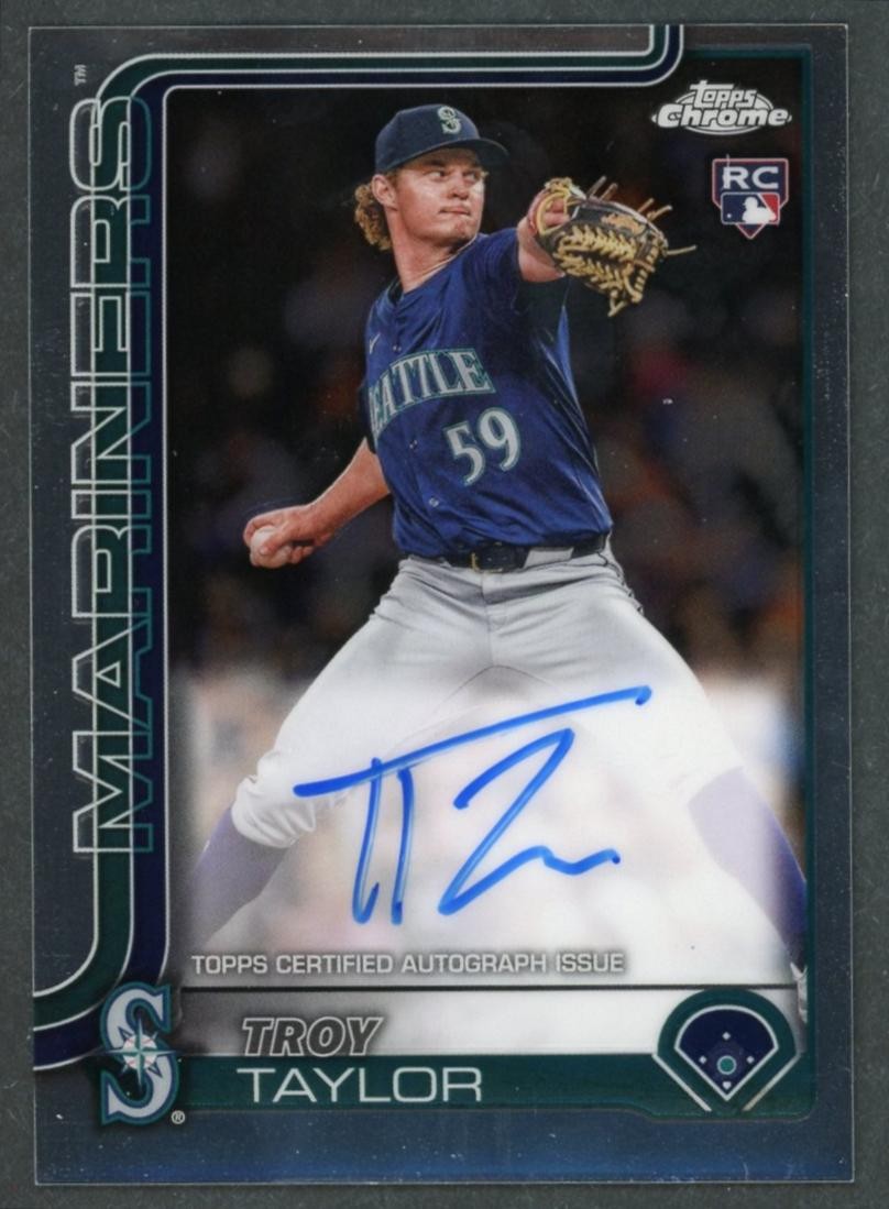 Troy Taylor 2025 Topps Chrome #RA-TTA Rookie Autographs - Printing ...