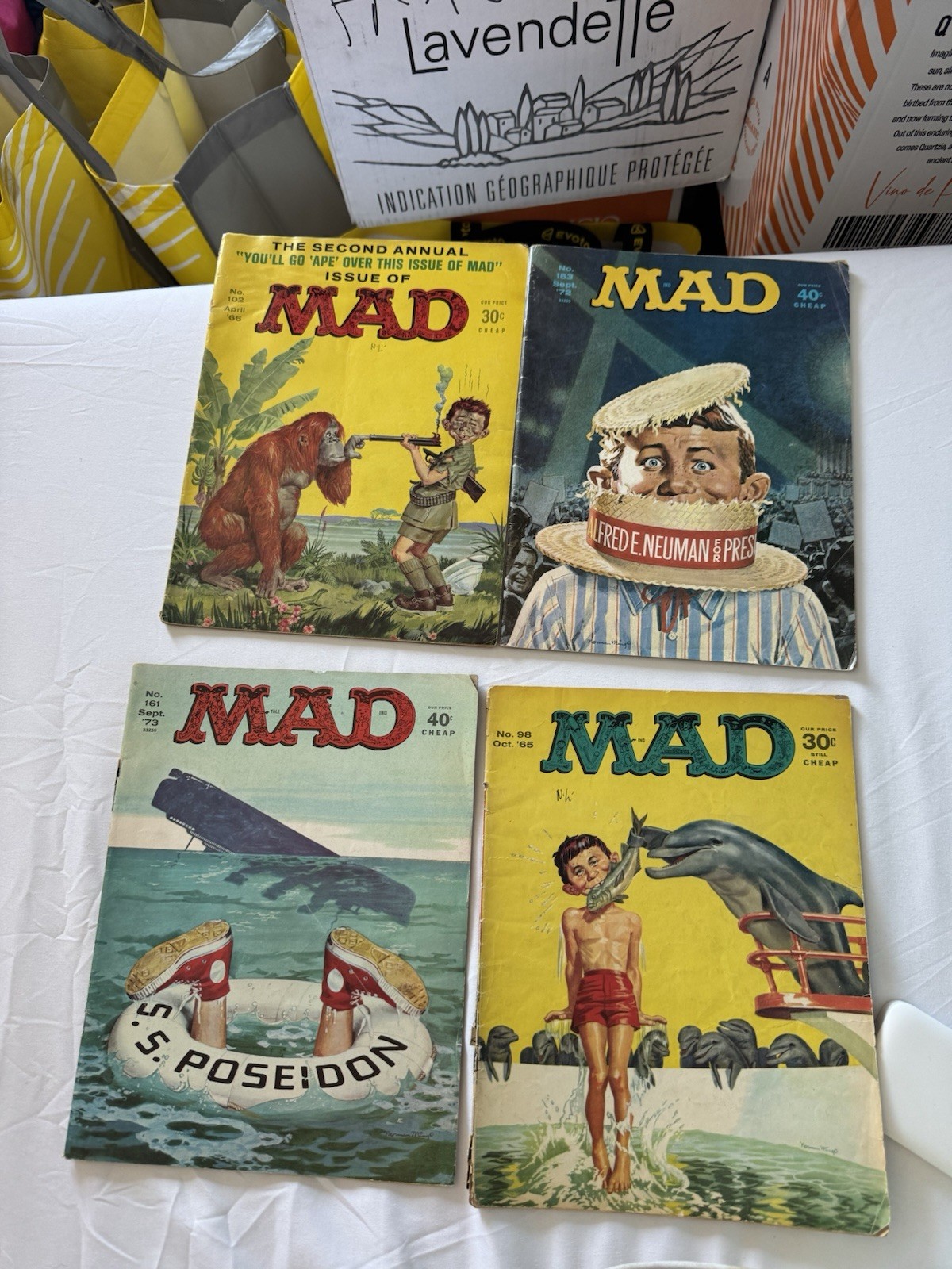 Vintage MAD Magazine Lot (1965–1973) –6 Issues – Alfred E. Neuman ...