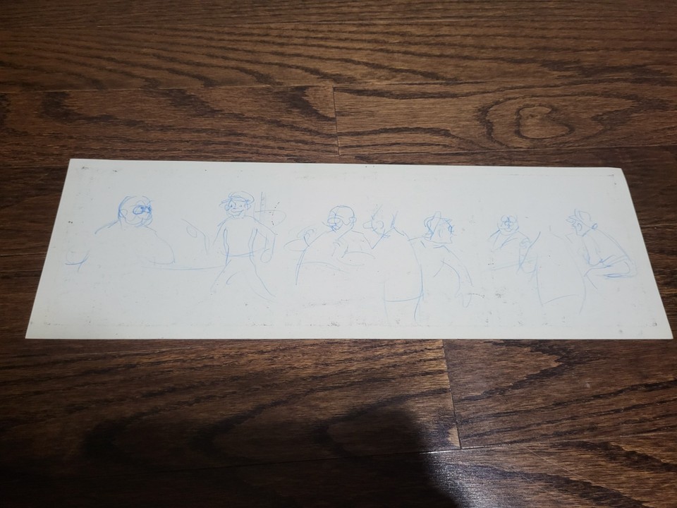 Moon Mullins Original Comic Strip Art Ferd Johnson June 4 , 6-4-75 1975 ...