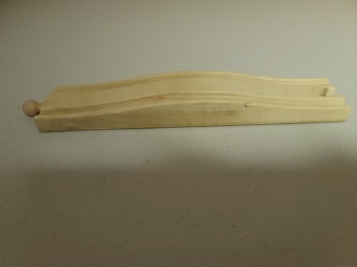 Wooden Railway Train 8 Inch Straight Bump/Hill Track Accessory | eBay
