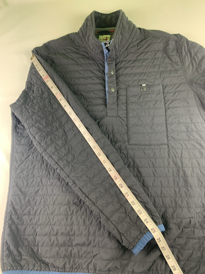 Huckberry Relwen Wind Zip Popover Jacket Men’s Large Mock Neck Long ...