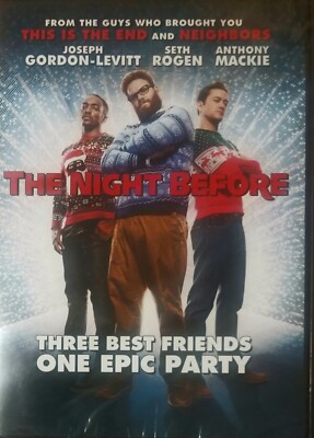 The Night Before (DVD) Seth Rogen Joseph Gordon-Levitt New & Sealed ...