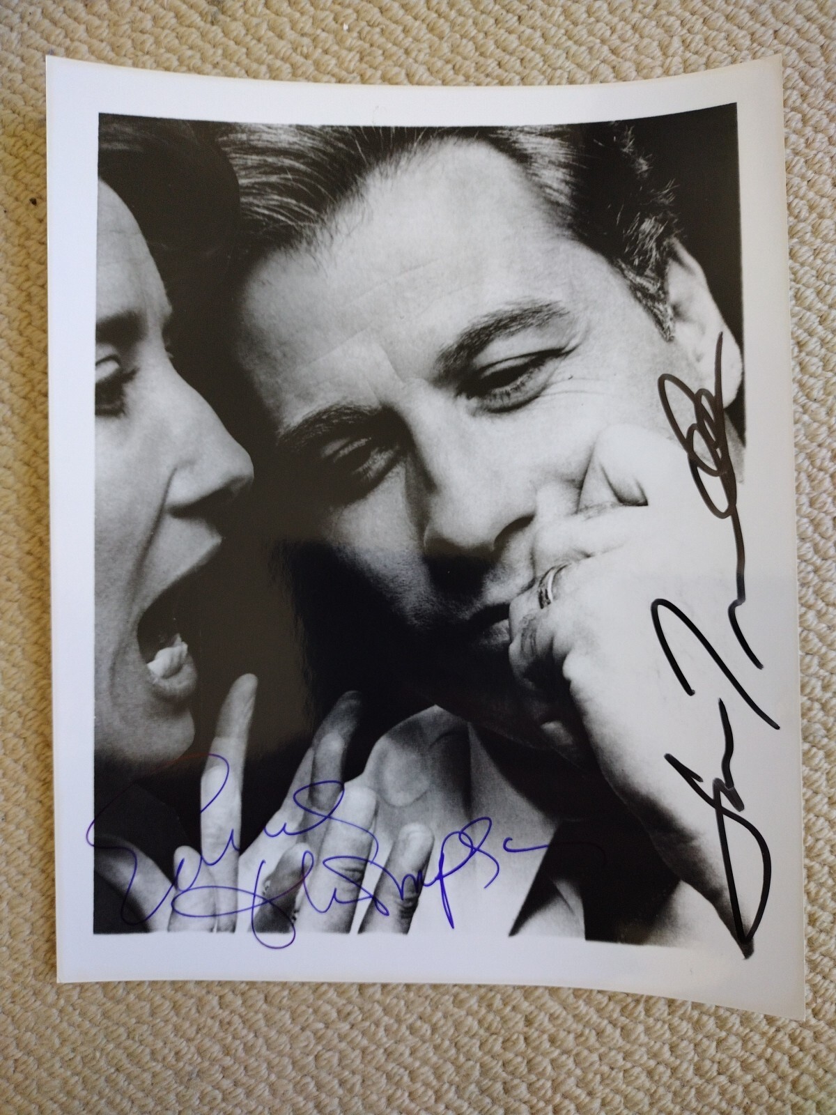 autographed 8x10 photos John Travolta, Emma Thompson.Primary Colors. | eBay