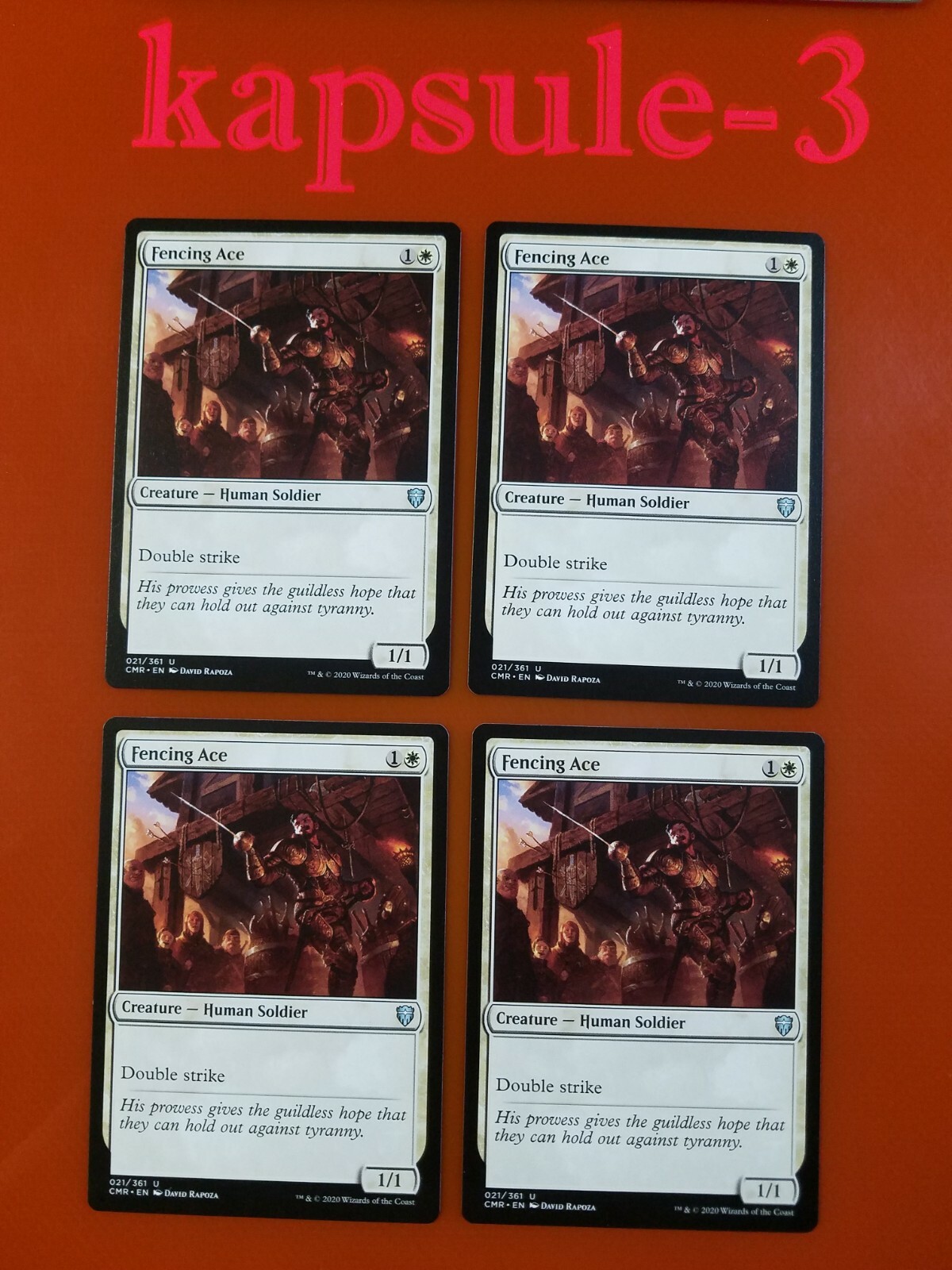 4x Fencing Ace | Commander Legends | MTG Magic Cards | eBay