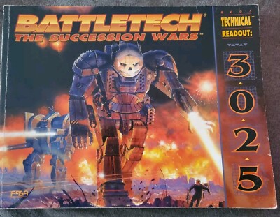 Battletech THE SUCCESSION WARS READOUT 3025 paperback rulebook | eBay