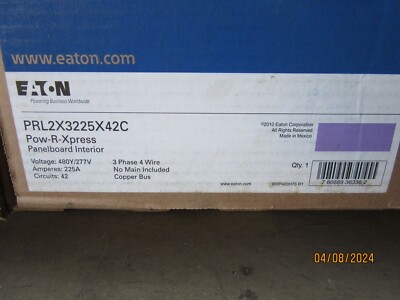 Eaton PRL2X3225X42C PRL2X Panelboard Interior 225A, 3-Phase 42 Cir 480Y ...