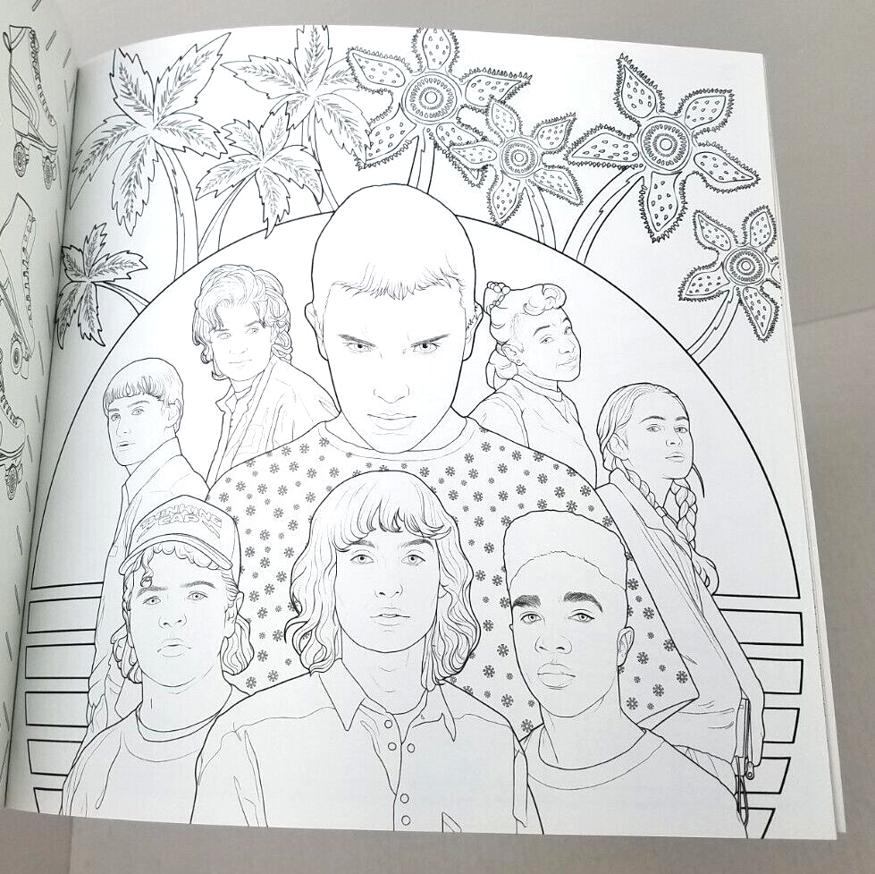 Stranger Things Coloring Book Paperback 80 pages NEW | eBay