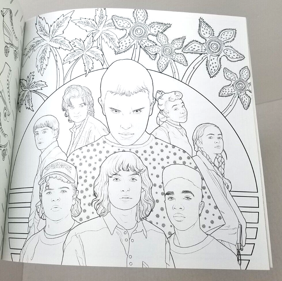 Stranger Things Coloring Book Paperback 80 pages NEW | eBay