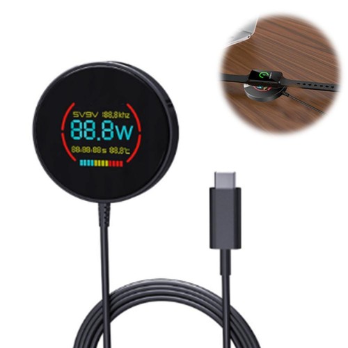 Universal Digital Display Magnetic Wireless Charger for Smart Watches ...