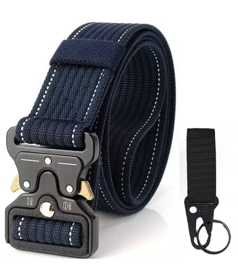 Tactical Belt Heavy Duty Military Nylon Quick-Release Metal Buckle W ...