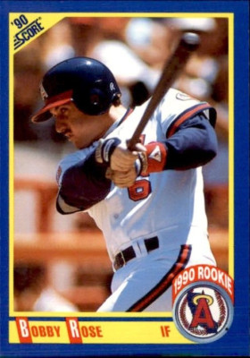 Bobby Rose 1990 Score Rookie Card #604 | eBay