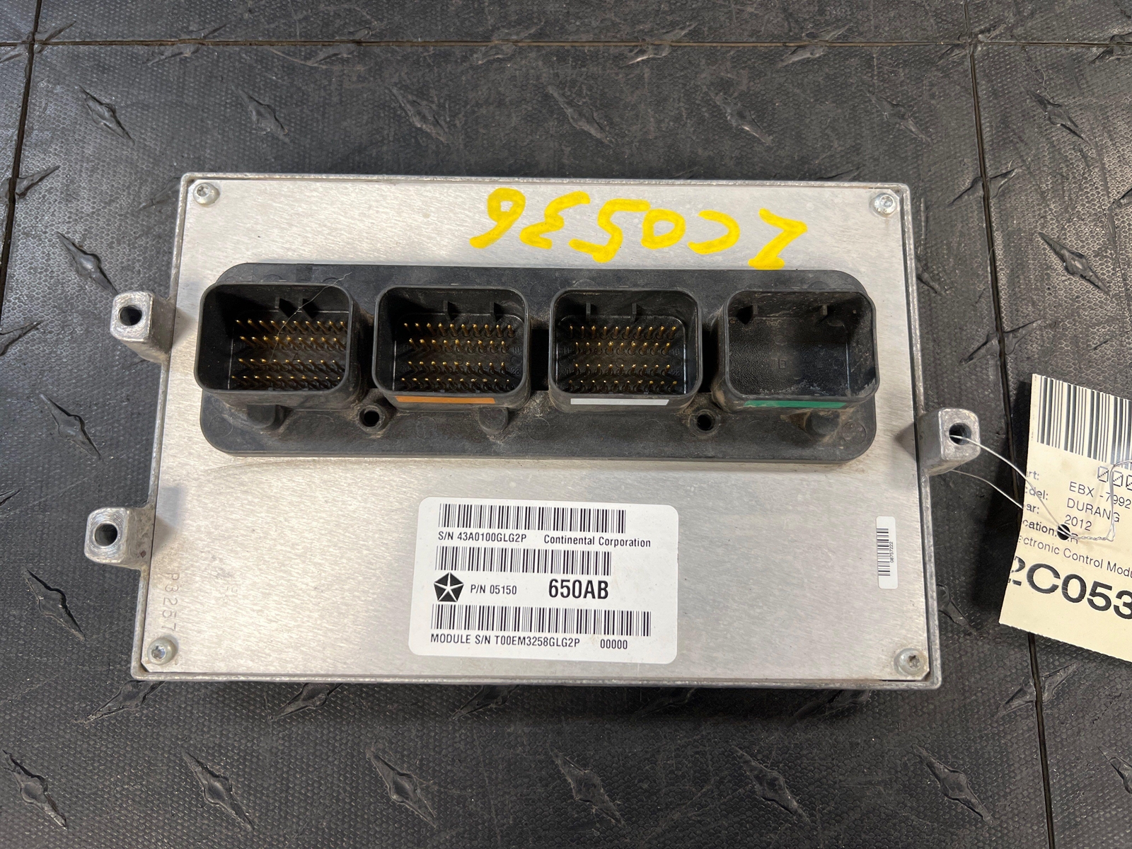 2012 - 2013 Dodge Durango Electronic Control Module 3.6L V6 AT AWD ...