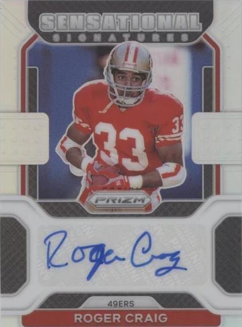 2021 Panini Prizm - Sensational Signatures Roger Craig #SS-RC /99 (AU ...