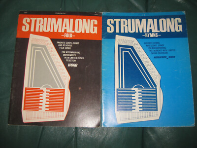 2 Autoharp Books Strum Along Hymns & Strum Along Folk | eBay