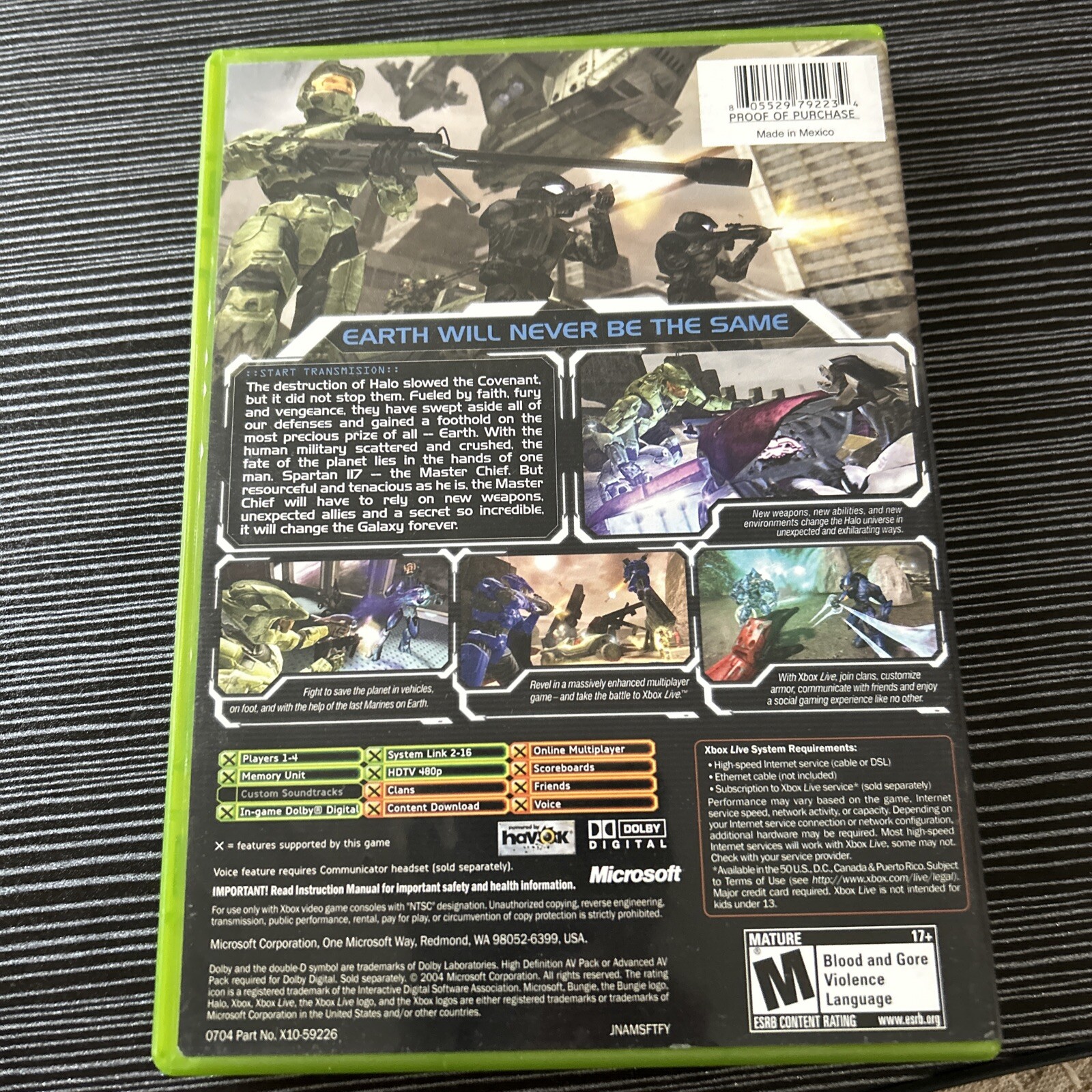 Halo 2 Multiplayer Map Pack (Microsoft Xbox, 2005) Complete In Box ...